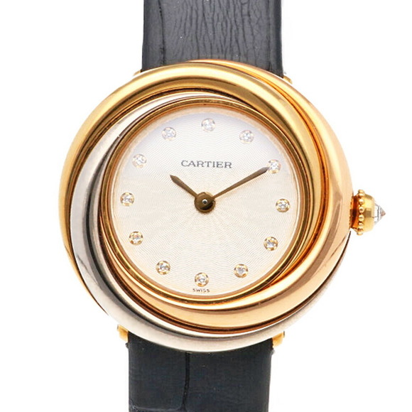 Cartier | Accessories | Cartier Must Trinity Watch 8k K18 Yellow Gold ...